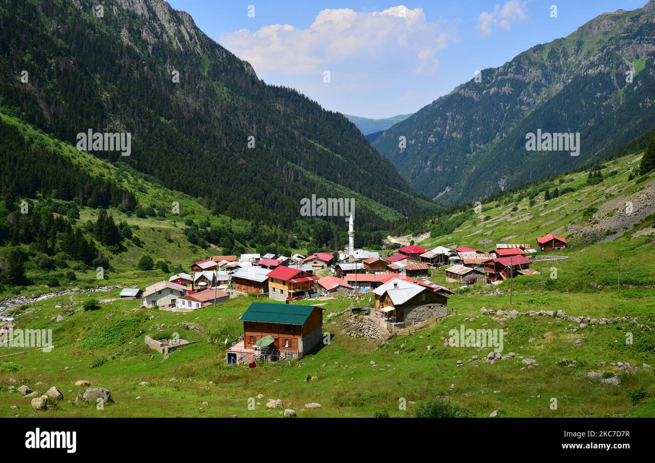 Elevit Plateau, located in Rize, Turkey, is one of the preserved ...
