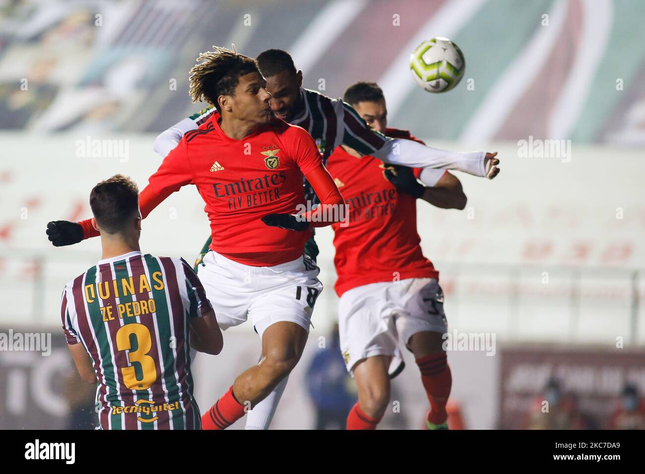 Jean-Clair Todibo defender of SL Benfica in action during the ...