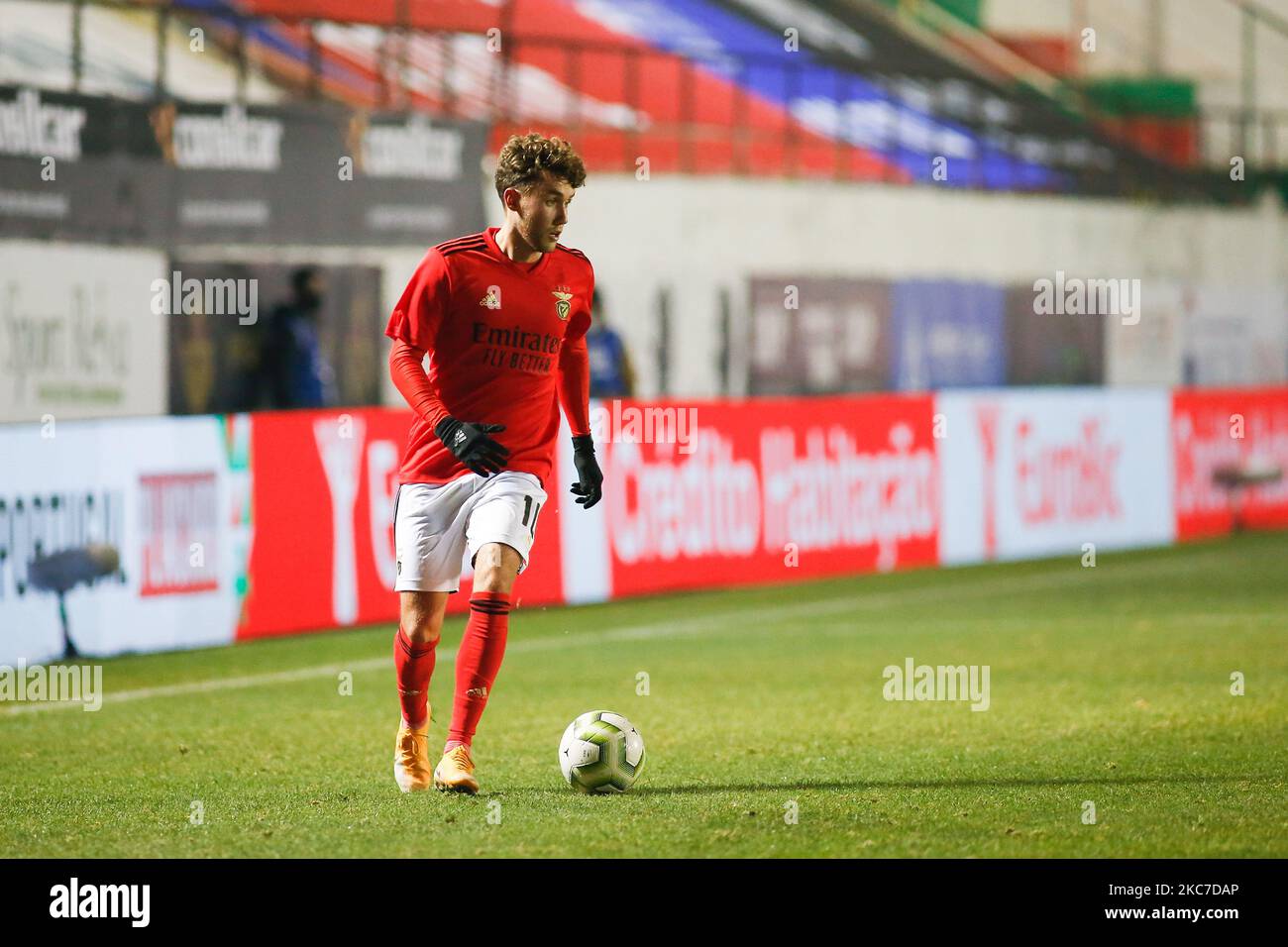 Luca Waldschmidt of SL Benfica controls the ball during the Portuguese ...