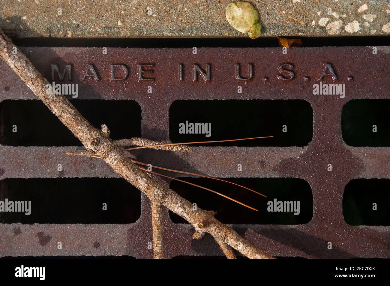 Rustic grunge storm drain hi-res stock photography and images - Alamy