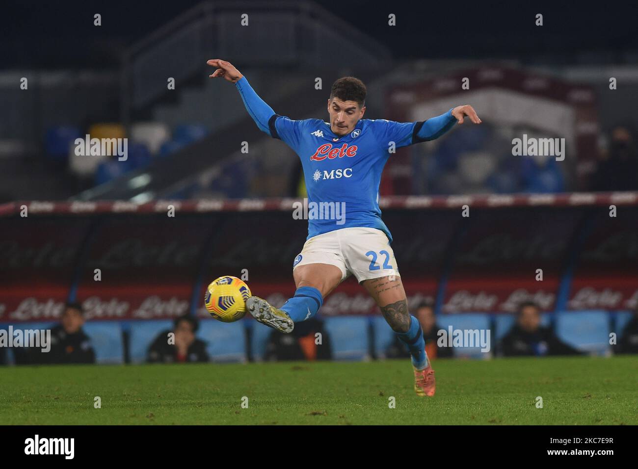 Giovanni Di Lorenzo of SSC Napoli during the Coppa Italia match between ...