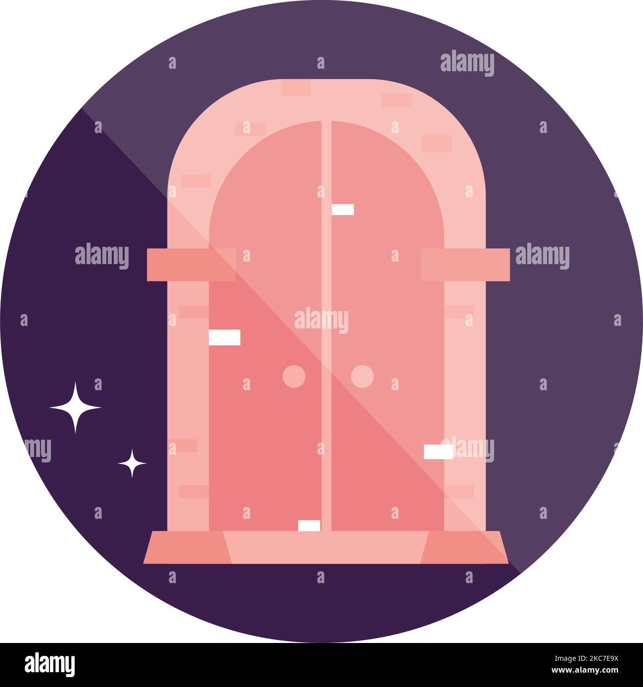 Isolated medieval castle door icon Vector Stock Vector Image & Art - Alamy