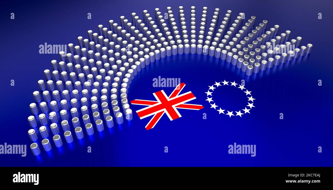 Cook Islands flag - voting, parliamentary election concept - 3D ...