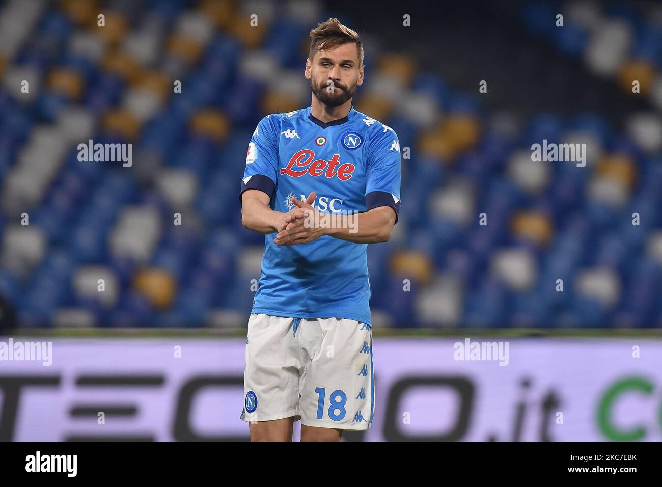 Fernando Llorente of SSC Napoli during the Coppa Italia match between ...