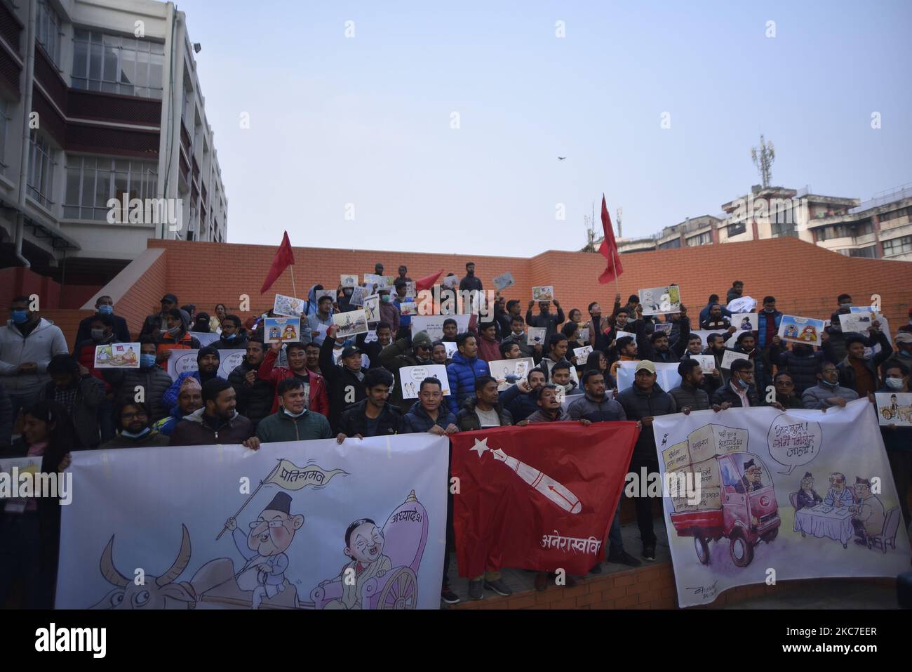 All nepal national free students union hi-res stock photography and ...