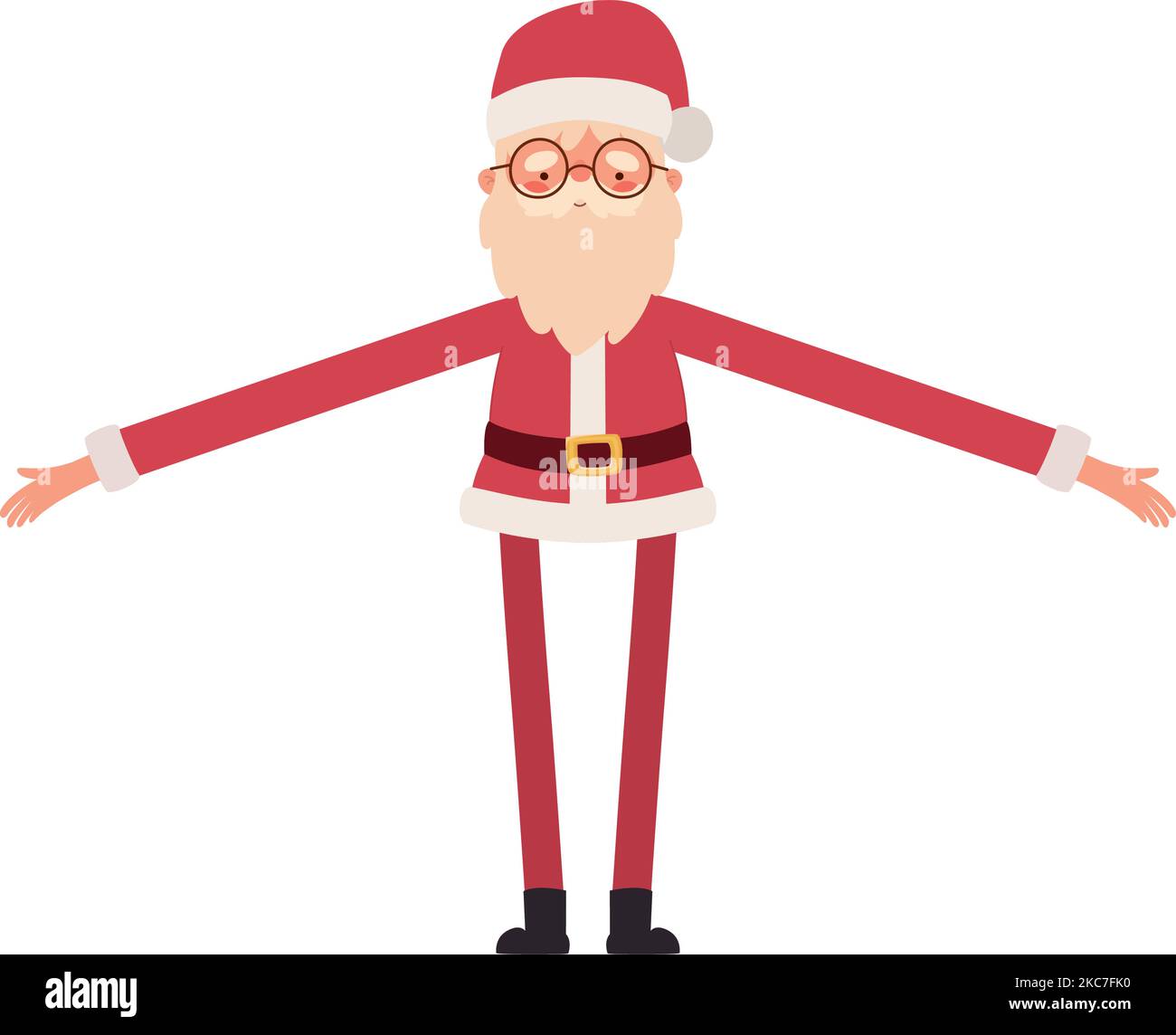 cute santa claus Stock Vector Image & Art - Alamy
