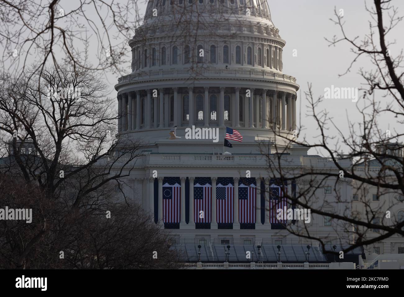 The US Capitol Building is seen on Washington, D.C. January 14, 2021 ...