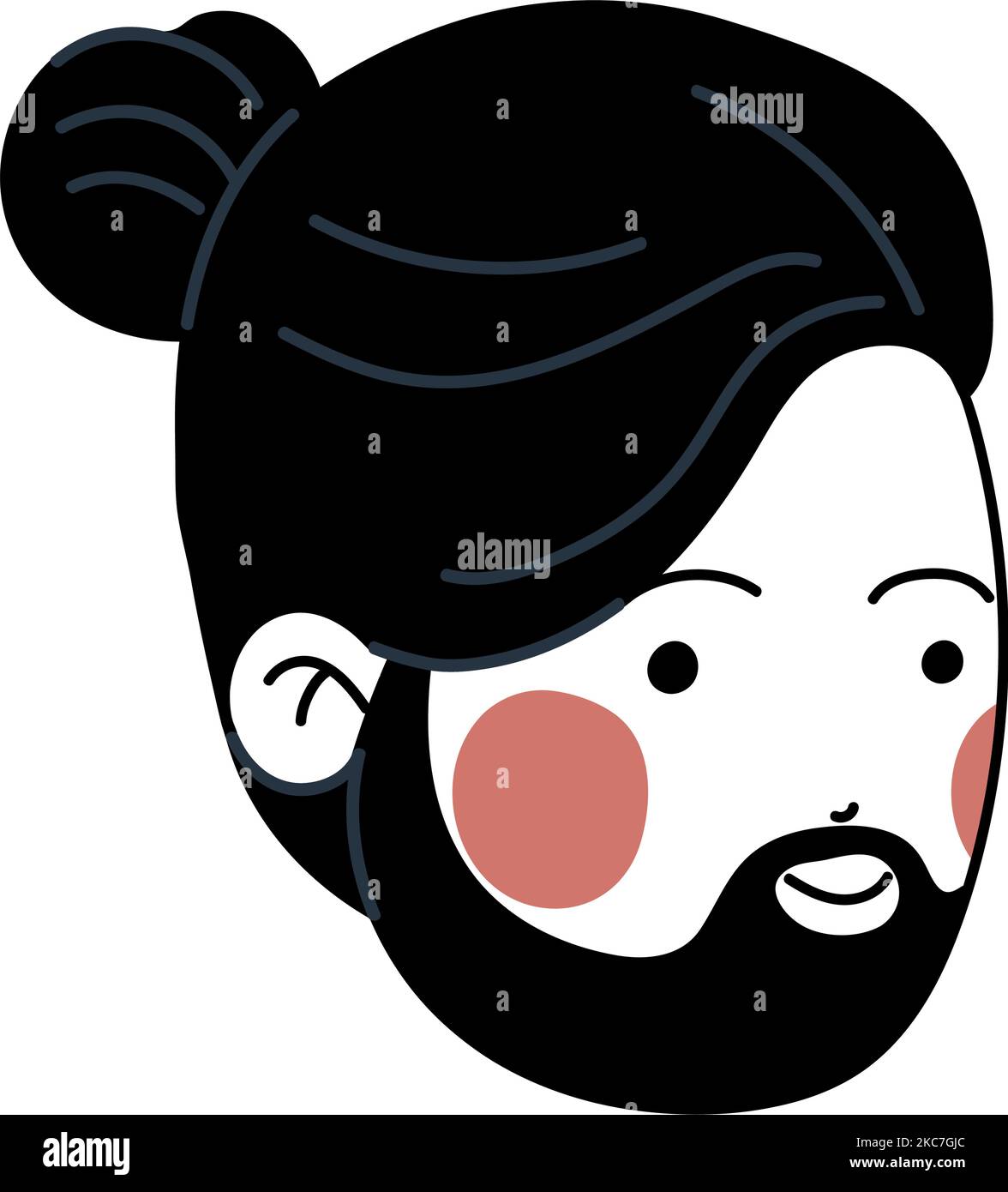 cute man face design Stock Vector Image & Art - Alamy