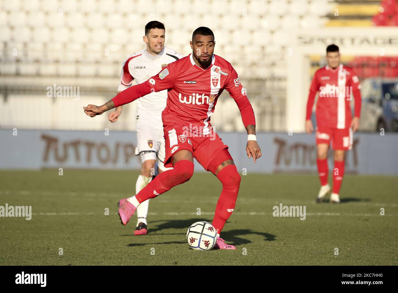 Kevin-Prince Boateng of AC Monza in action during the Serie B match ...