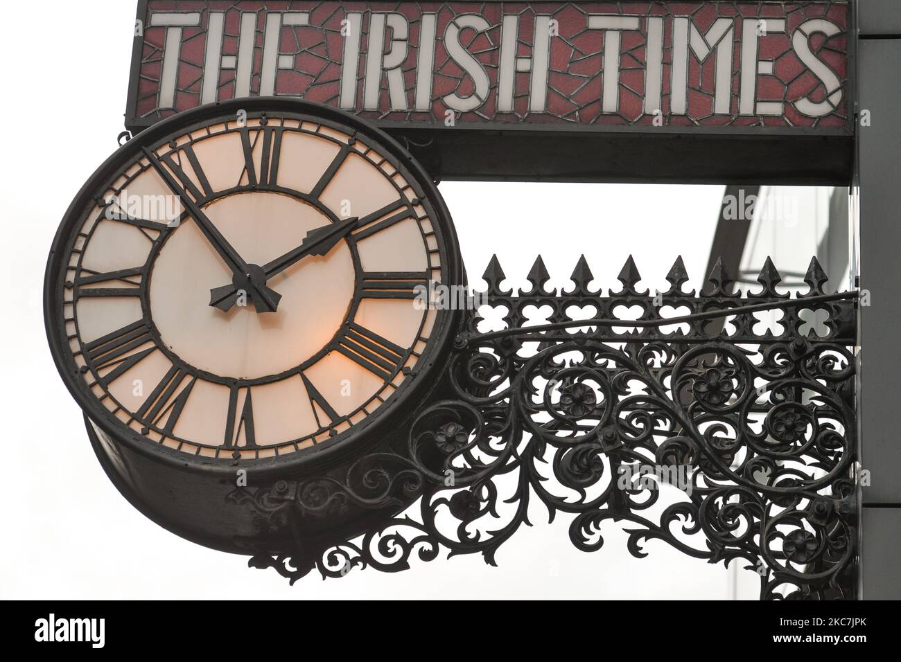 Irish times clock hi-res stock photography and images - Alamy