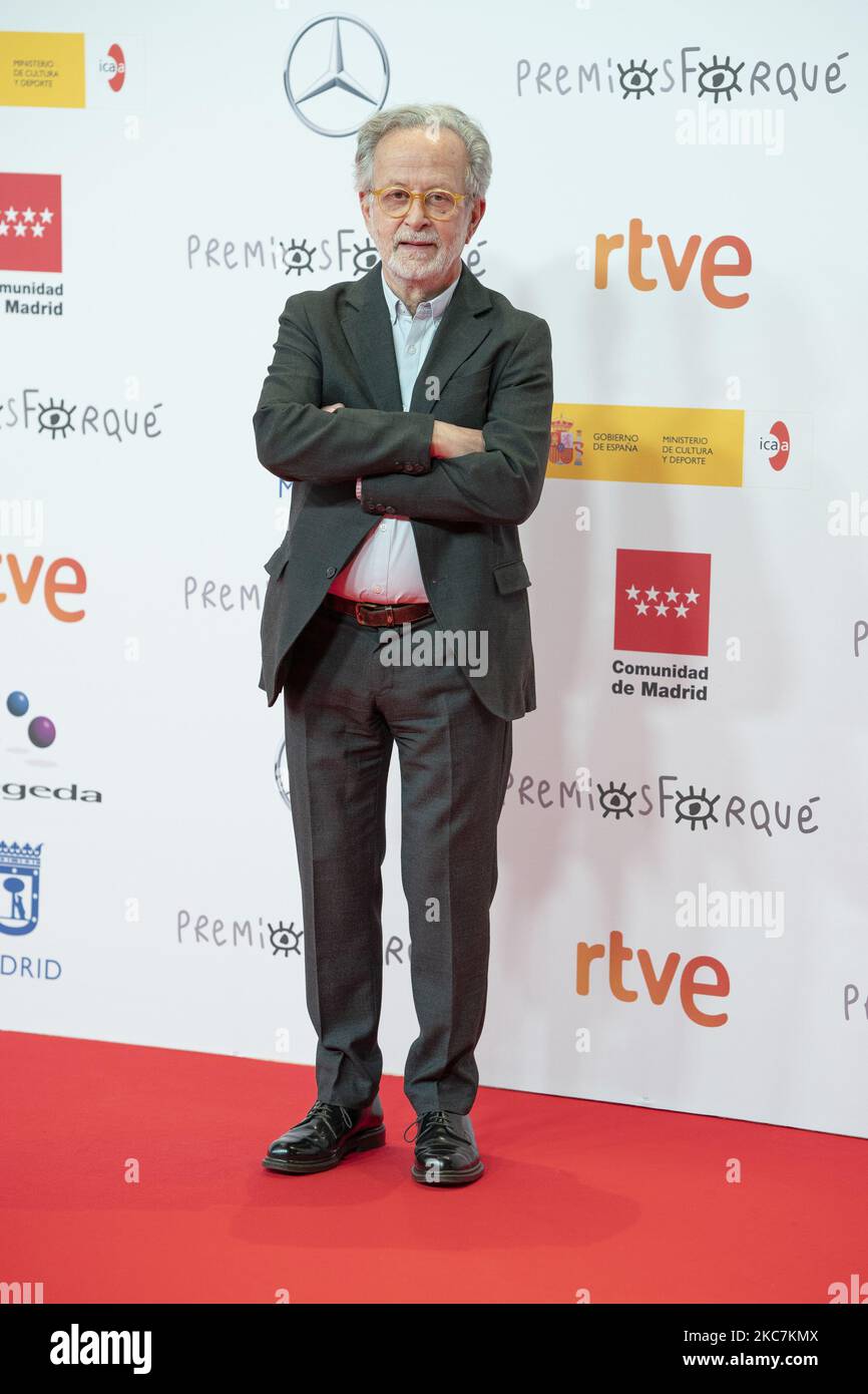 Fernando Colomo attends Jose Maria Forque Awards 2021 red carpet at ...