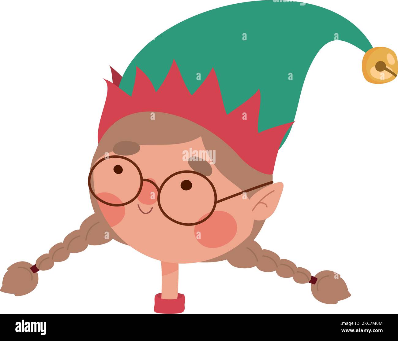 Little elf face Stock Vector Images - Alamy