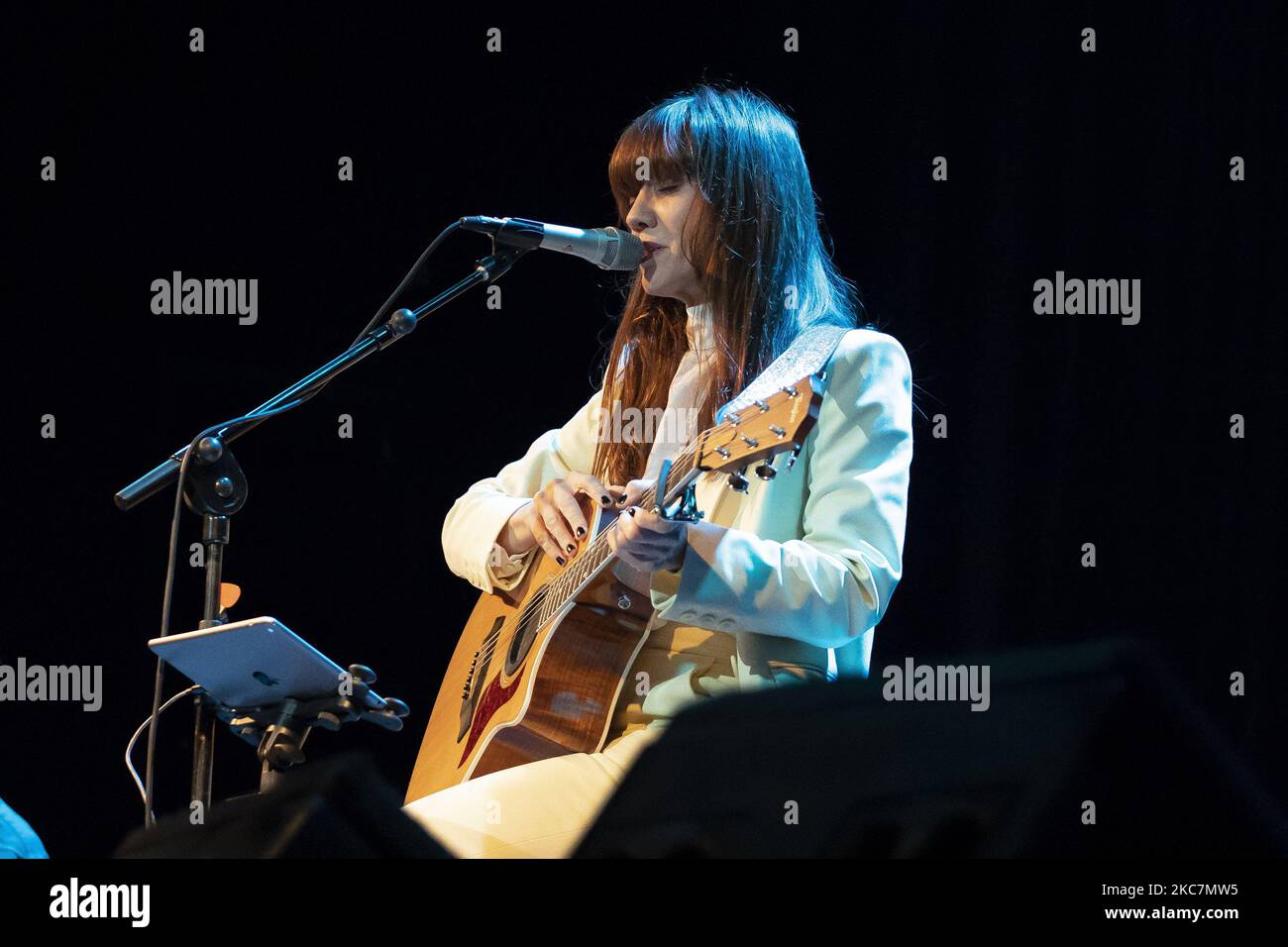 Spanish singer Ana Fernandez Villaverde known as La Bien Querida ...