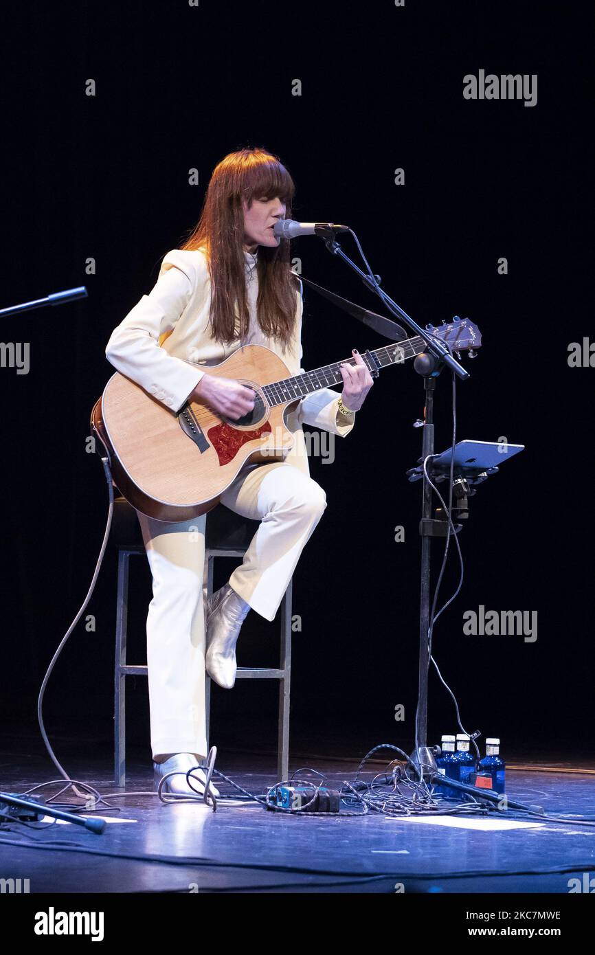 Spanish singer Ana Fernandez Villaverde known as La Bien Querida ...