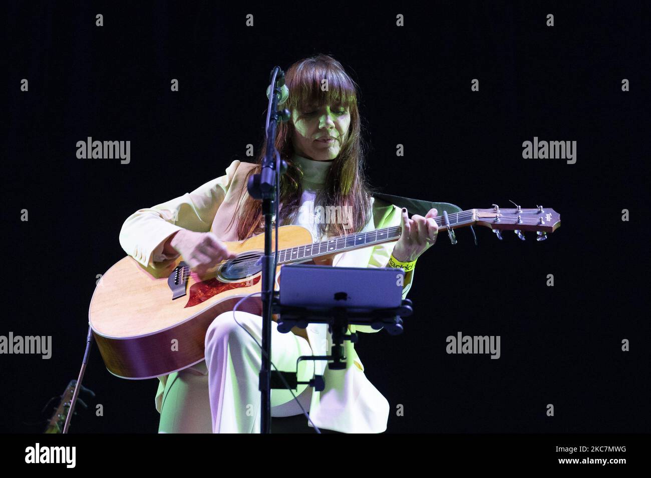 Spanish singer Ana Fernandez Villaverde known as La Bien Querida ...