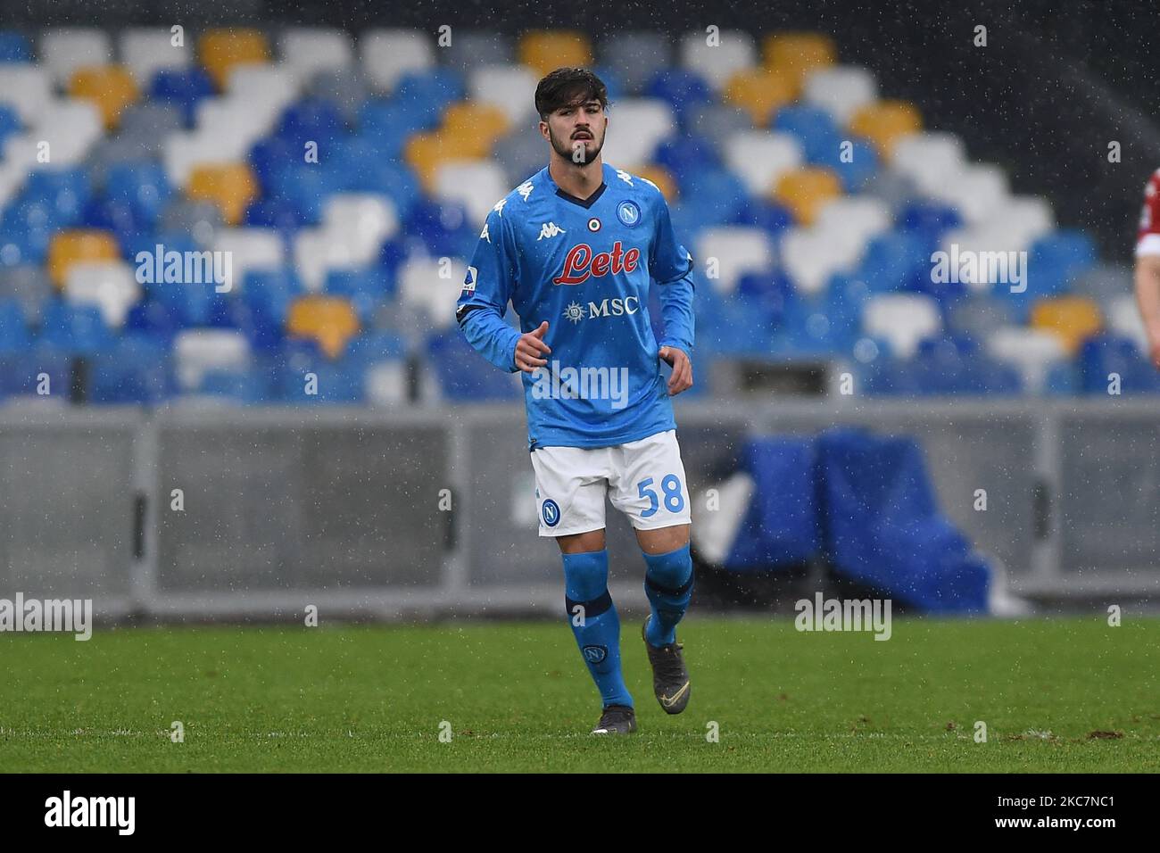 Antonio Cioffi of SSC Napoli during the Serie A match between SSC ...
