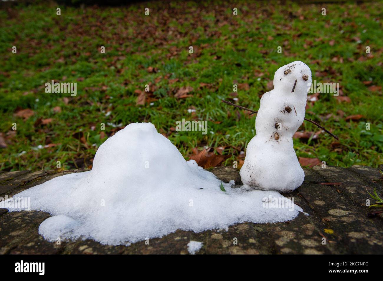 A general view of Nijmegen, Netherlands, on January 17, 2021 after a ...