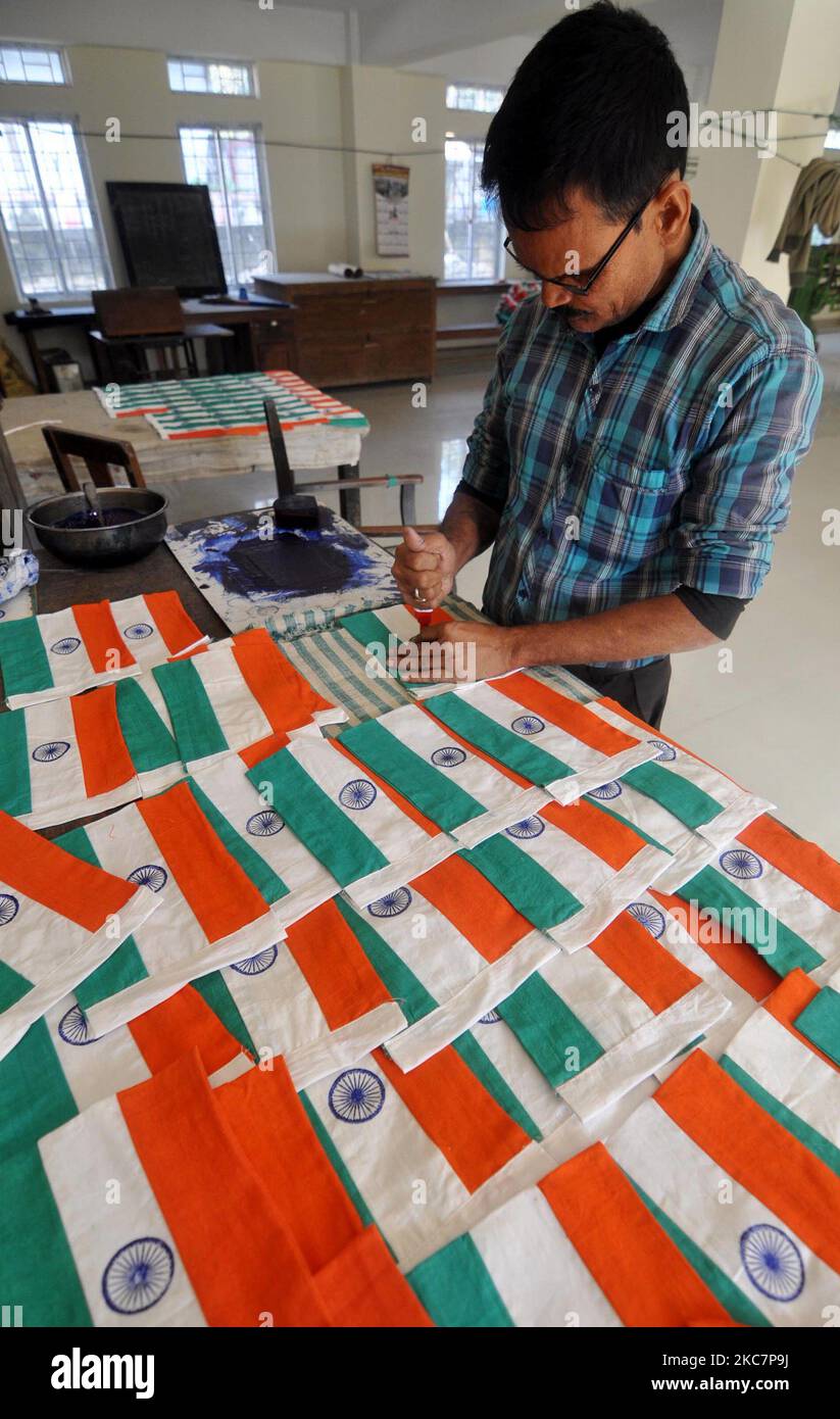 Employees of the Assam Khadi and Village Industries Board during the ...