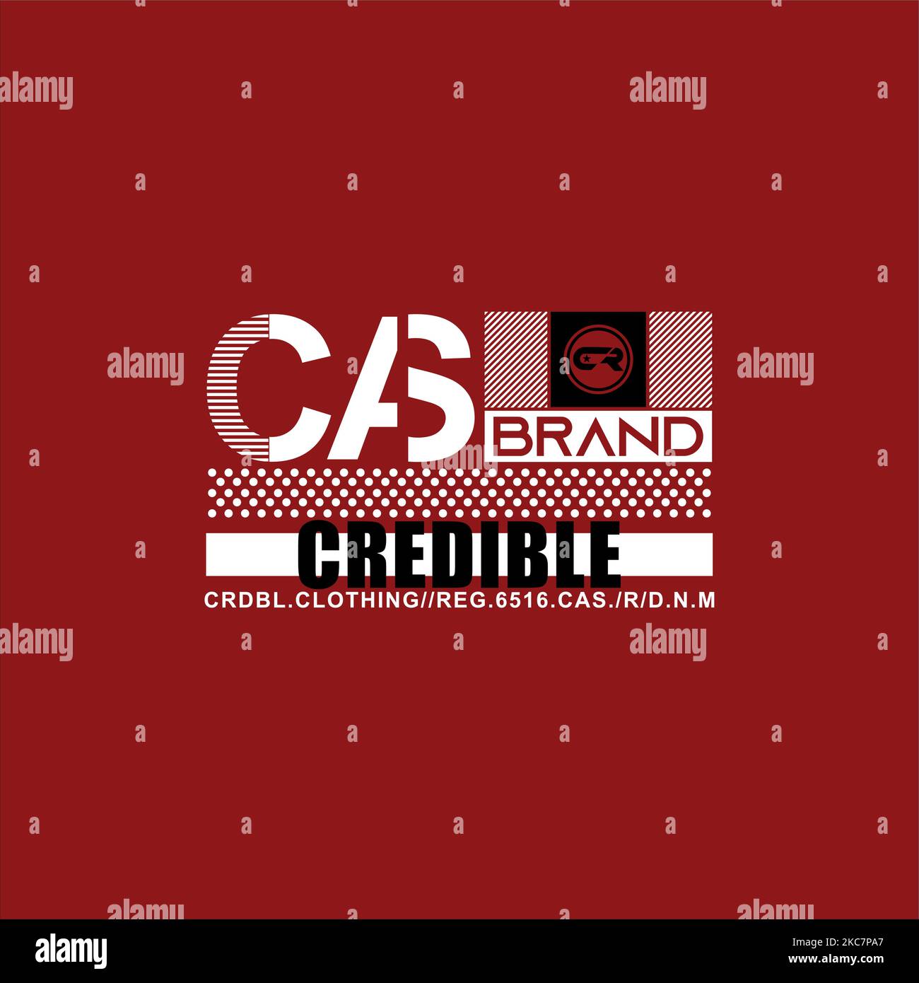 A creative logo design for clothing brand with text CAS CREDIBLE in ...