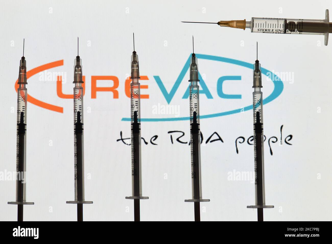 Curevac logo hi-res stock photography and images - Alamy