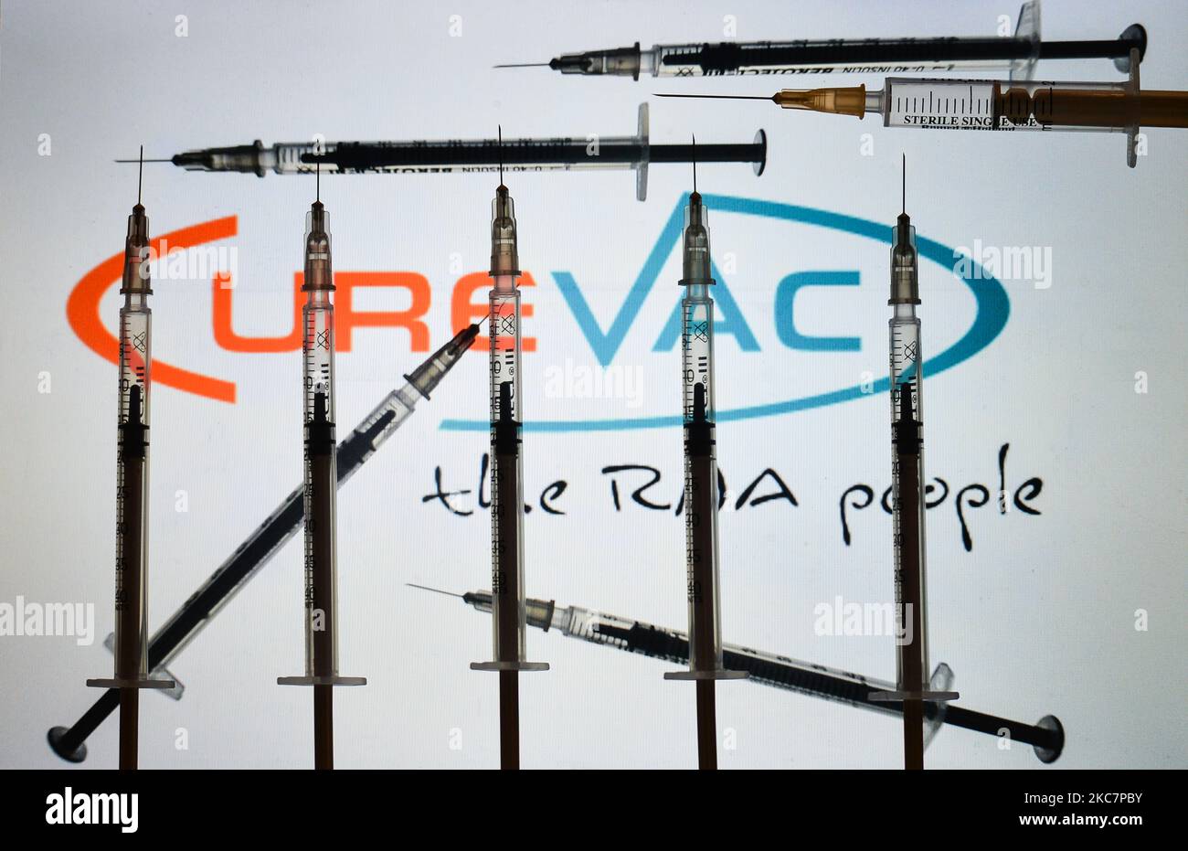 Curevac logo hi-res stock photography and images - Alamy