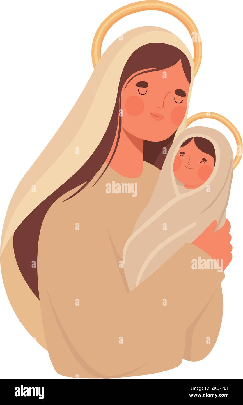 Our lady mother of jesus Cut Out Stock Images & Pictures - Alamy