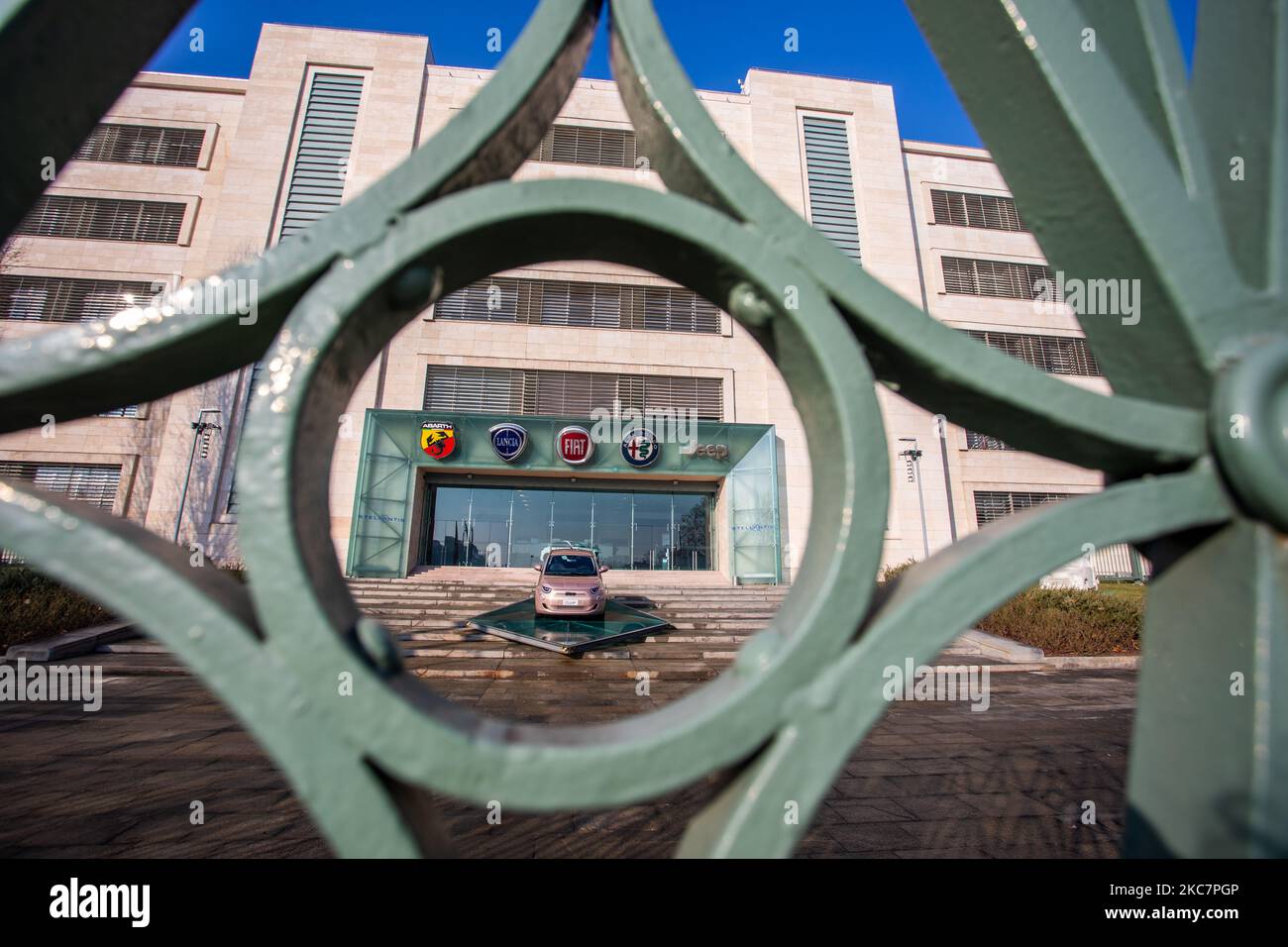 A view of the historical FIAT plant in Turin, Italy, on January 18 ...