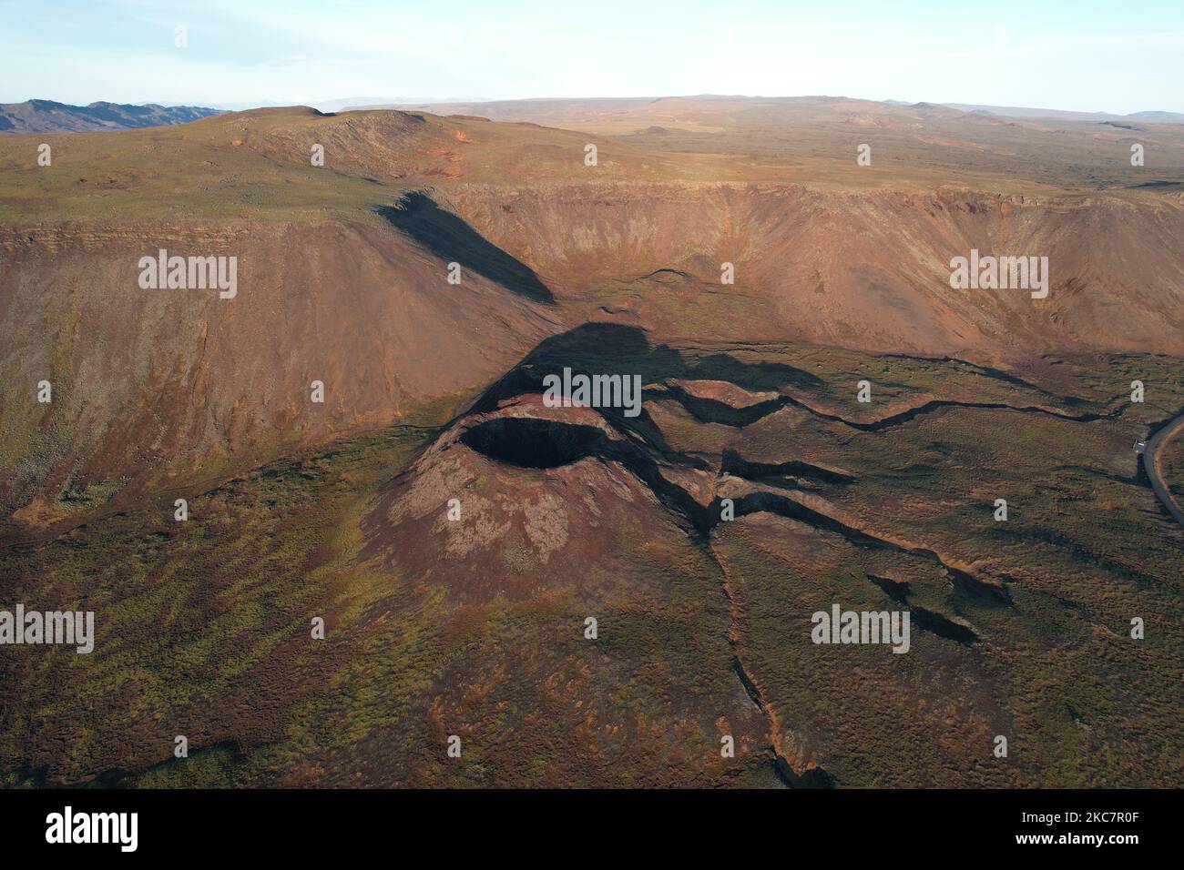 Stora Eldborg Crater, Reykjanes Peninsula, Iceland Stock Photo - Alamy