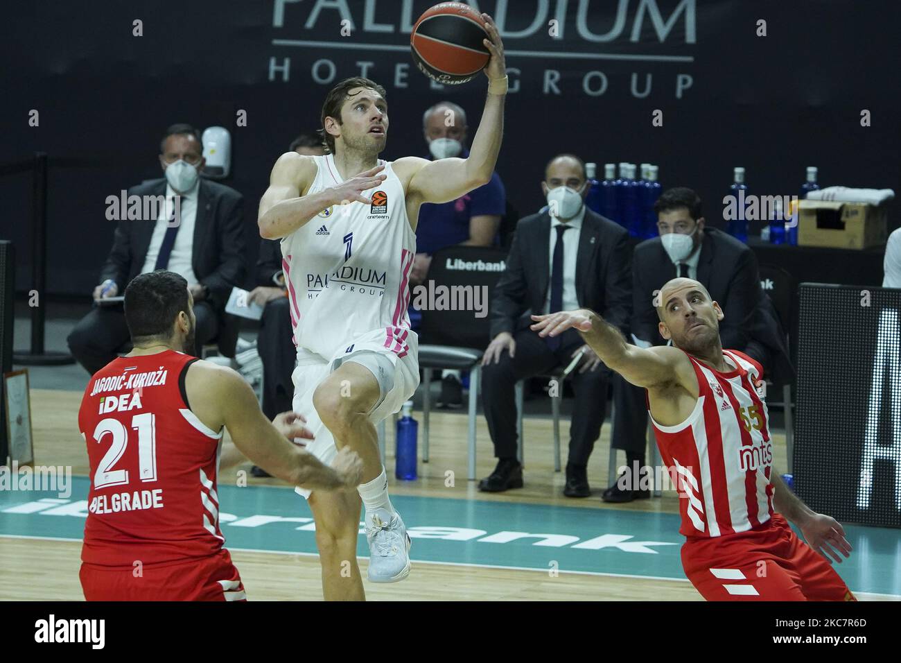 Mario Nakic of Real Madrid during the 2020/2021 Turkish Airlines ...