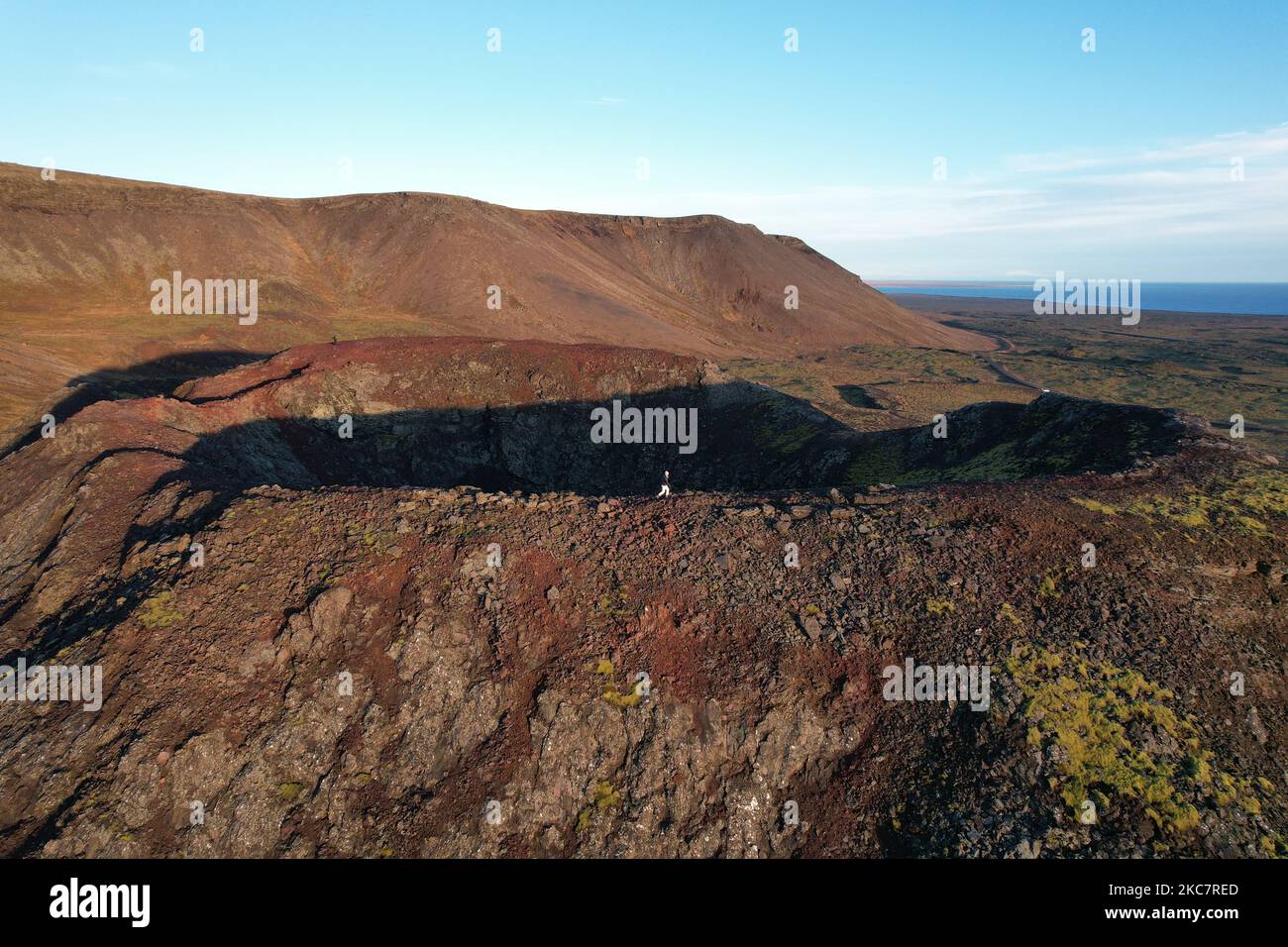 Stora Eldborg Crater, Reykjanes Peninsula, Iceland Stock Photo - Alamy