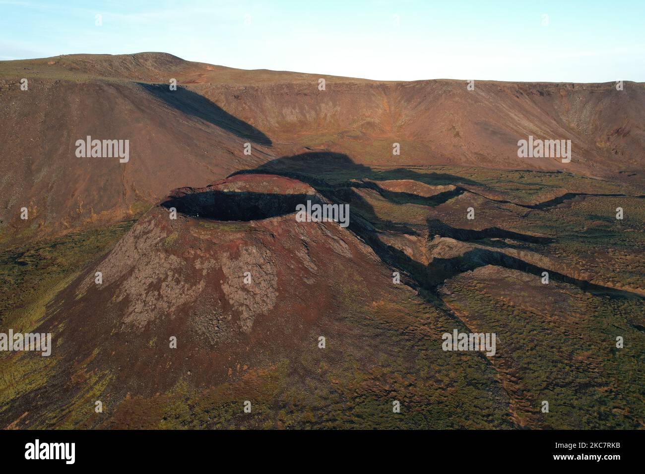 Stora Eldborg Crater, Reykjanes Peninsula, Iceland Stock Photo - Alamy