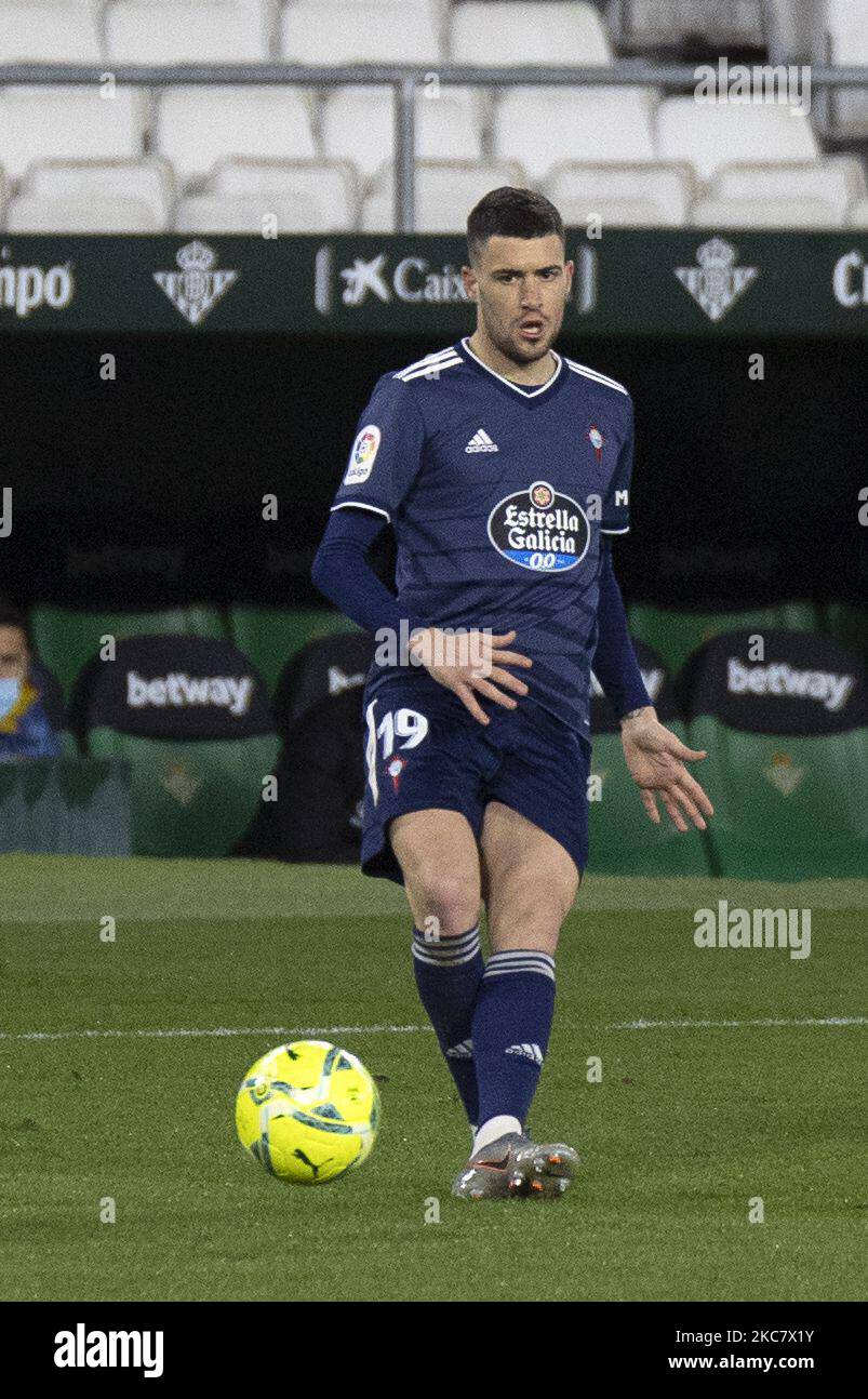 Aaron Marin of Real Club Celta de Vigo during the La Liga Santander ...