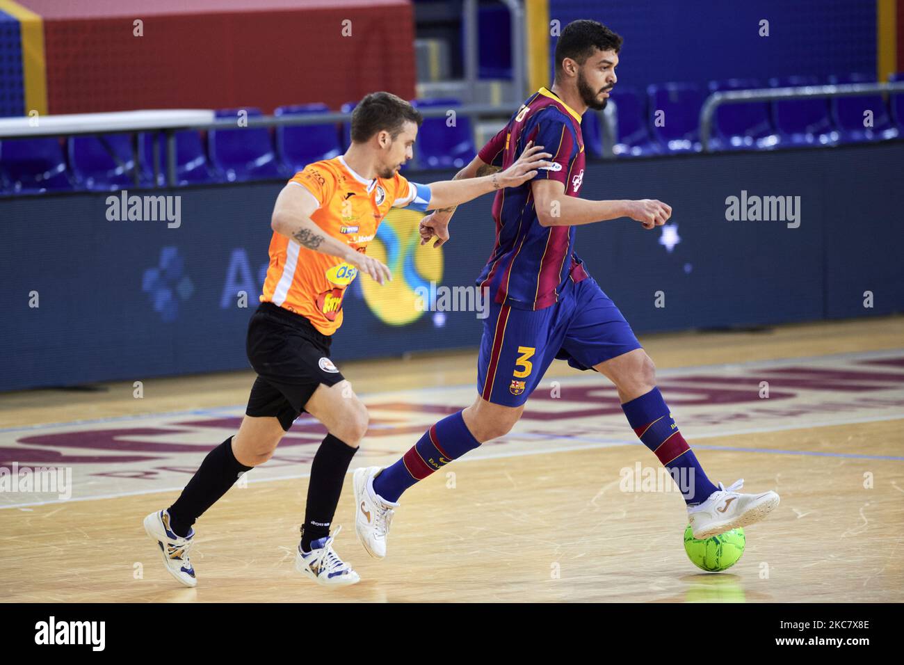 Matheus Rodrigues Cézar da Silva of FC Barcelona during the LNFS match ...