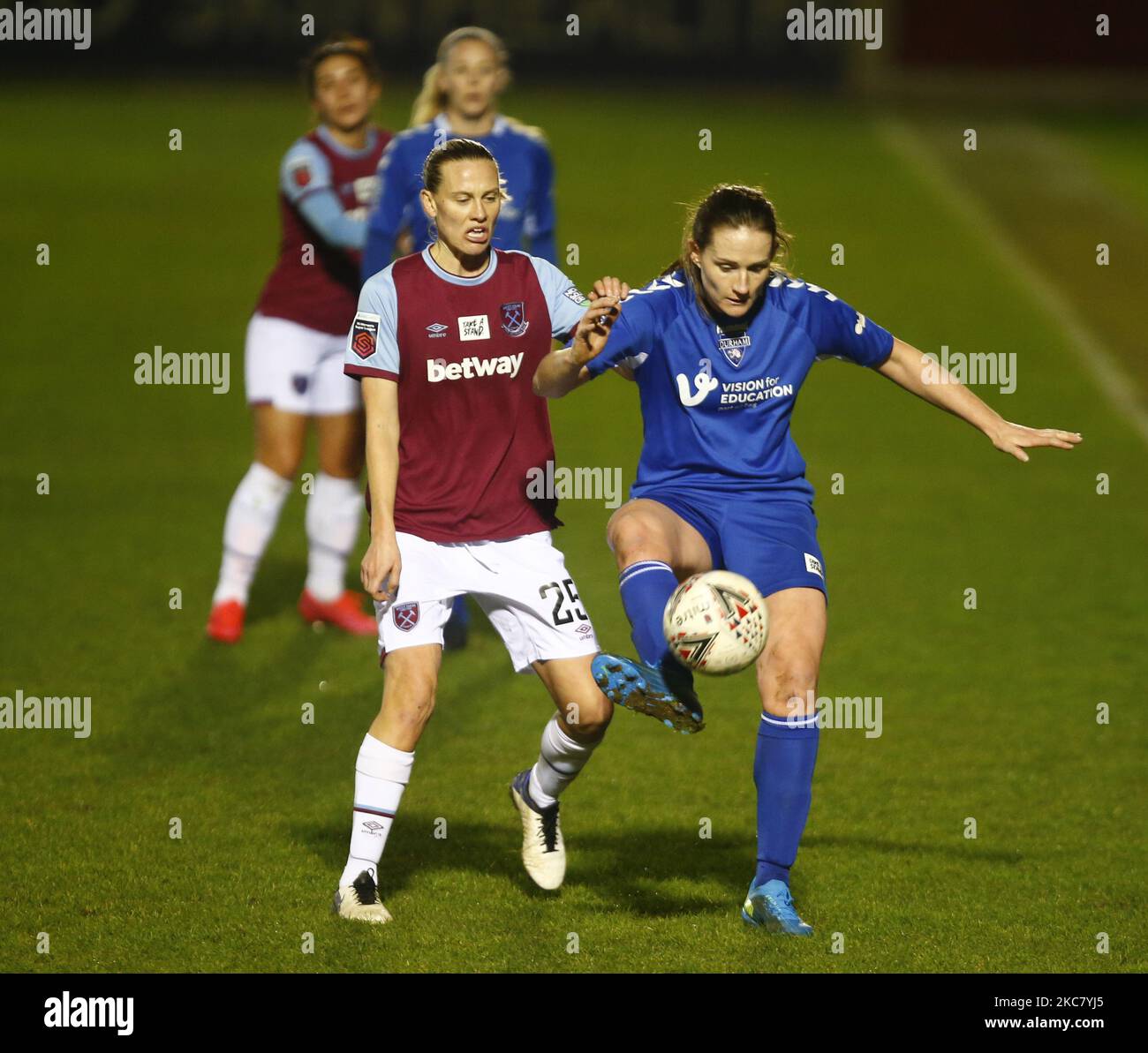Molly Sharpe of Durham W.F.C during FA Women's Continental Tyres League ...