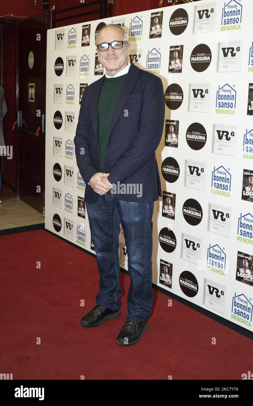 Roberto Alvarez attends the 'Locos' premiere at Marquina Theater on ...