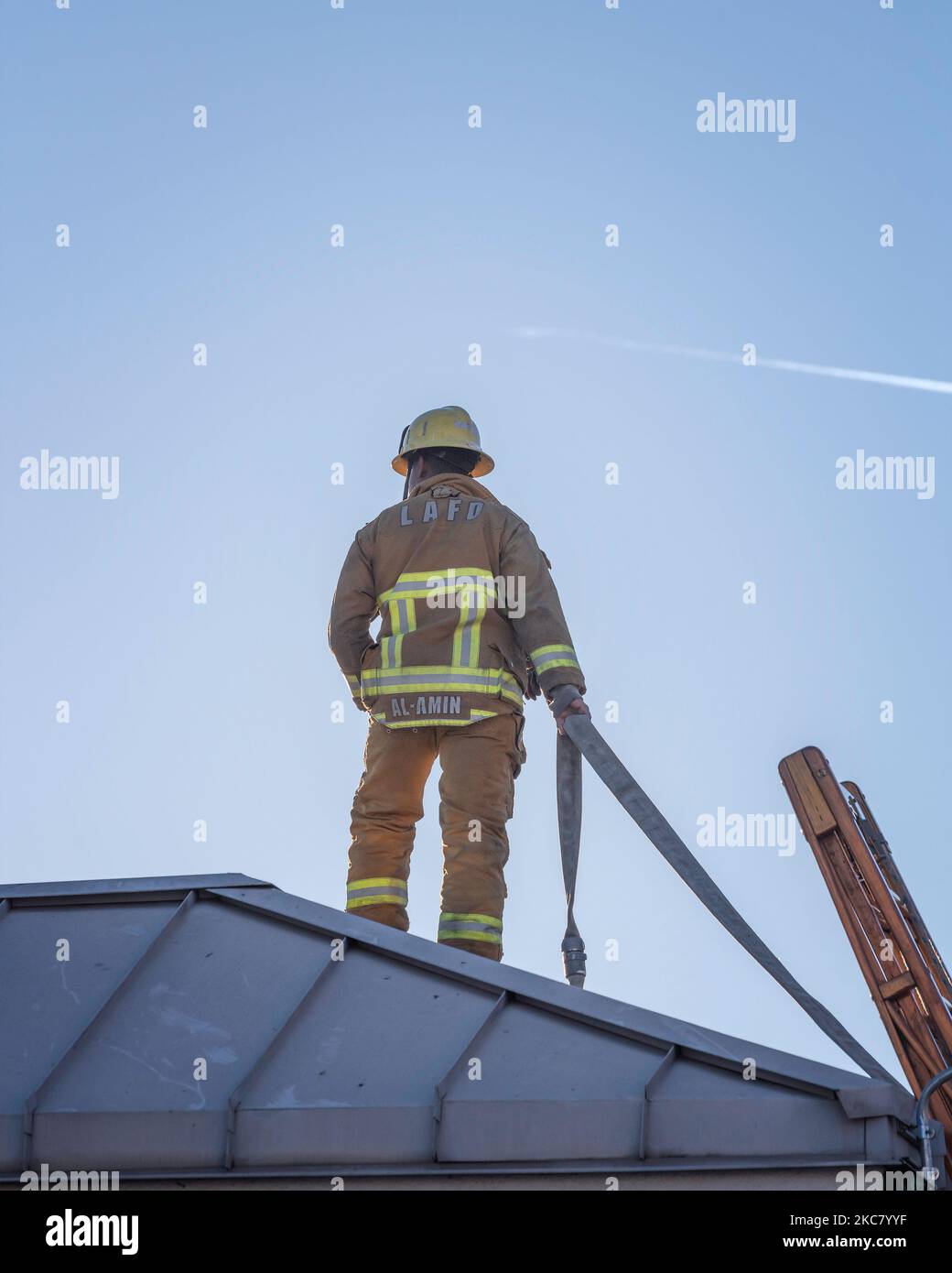 Los Angeles, CA, USA – November 3, 2022: Los Angeles Fire Department ...