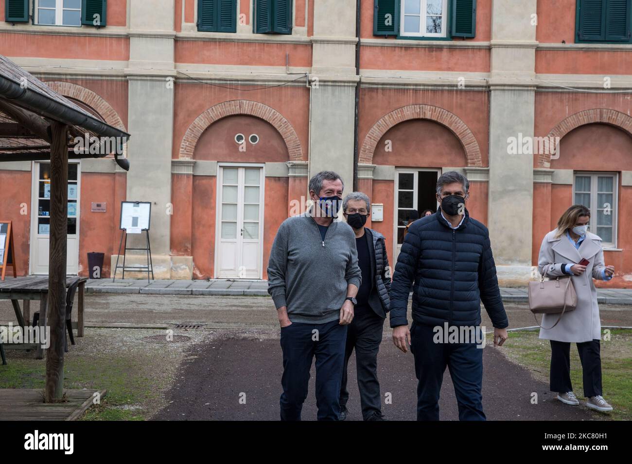 The new owner of Pisa Sporting Club, Alexander Knaster for the first ...