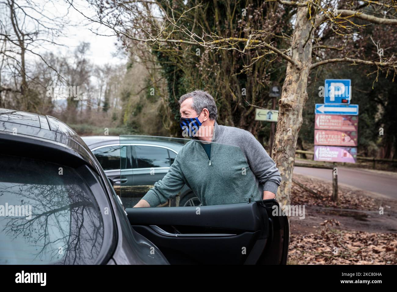 The new owner of Pisa Sporting Club, Alexander Knaster for the first ...