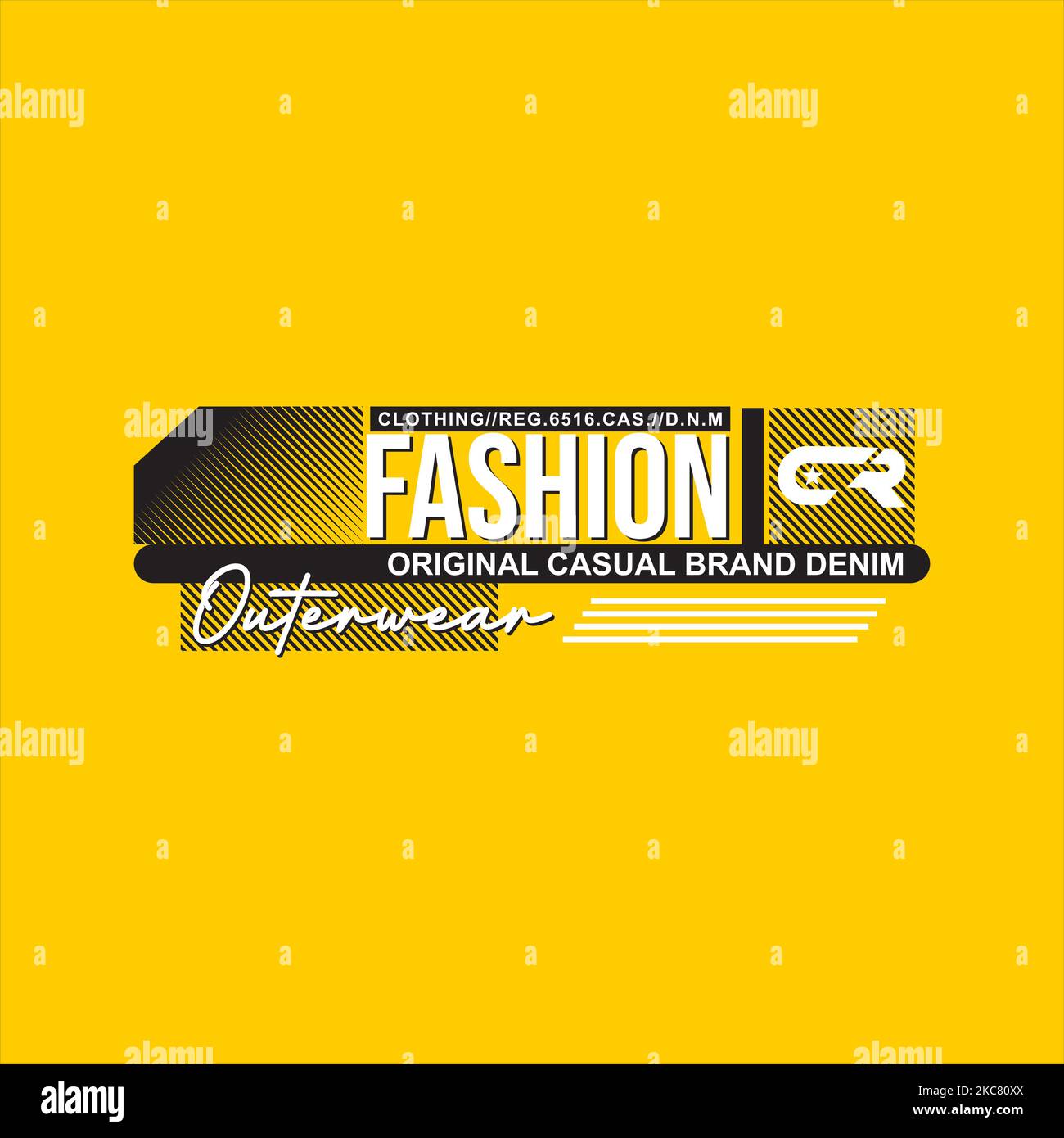 A minimalistic logo design for a clothing brand isolated on a white ...