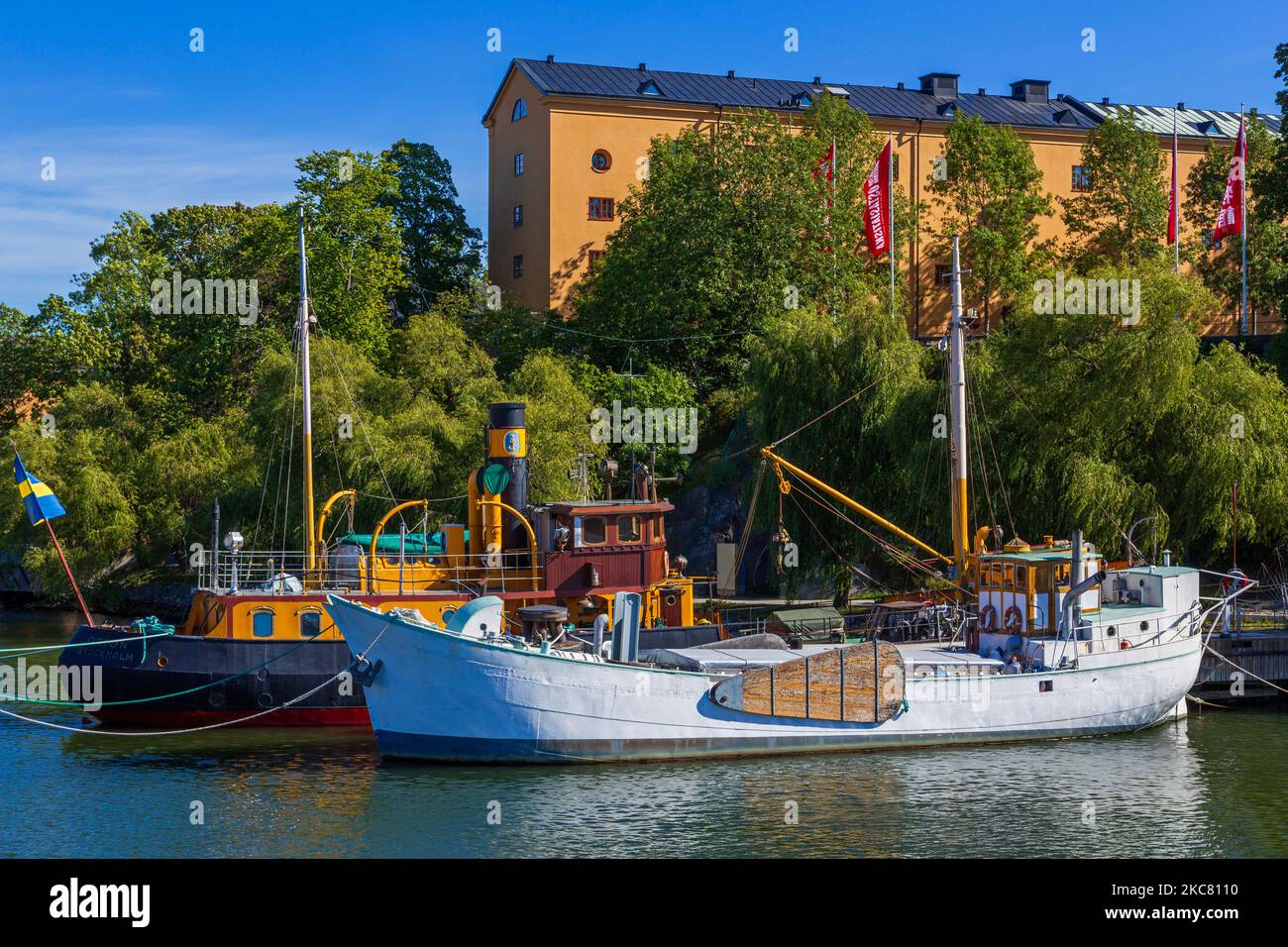 Historic boats, Skepps-holmen,Stockholm, Sweden, Scandinavia Stock ...