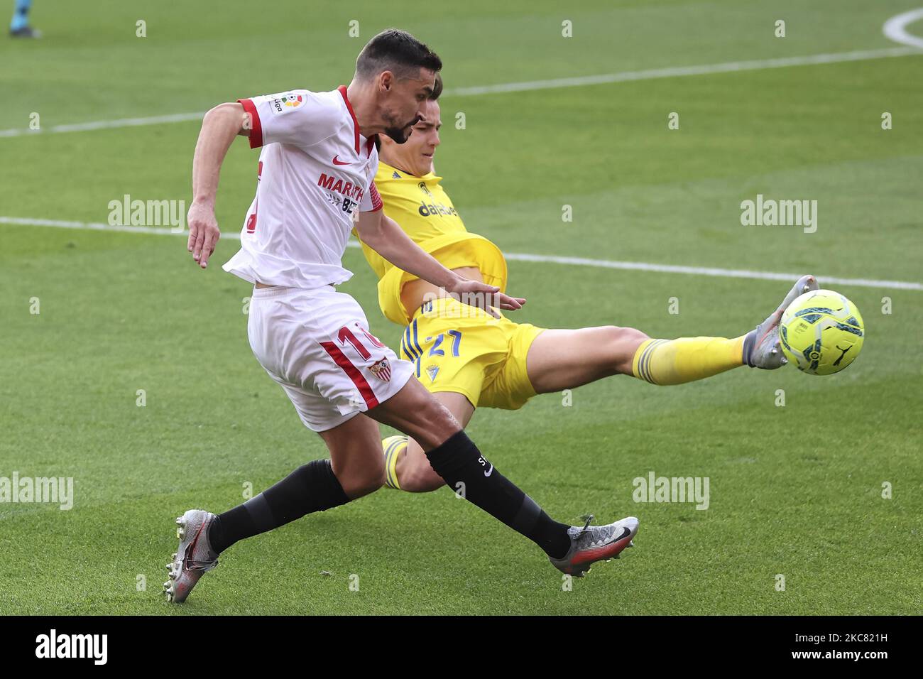Jesus Navas of Sevilla CF during the La Liga Santander match between ...