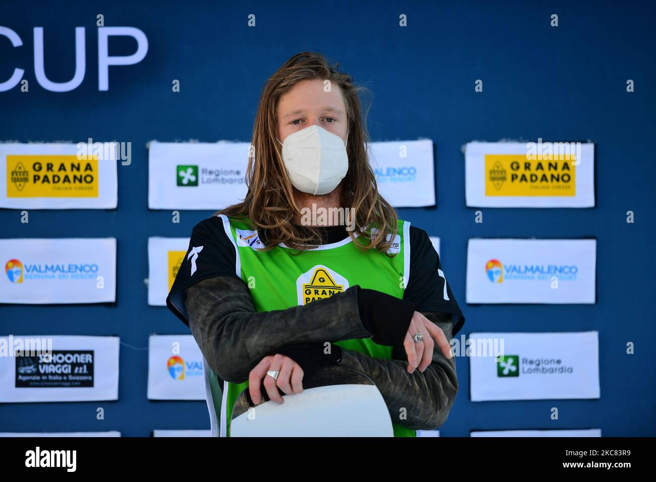 KEARNEY Hagen arrive third final of second turn of snowboard cross (SBX ...