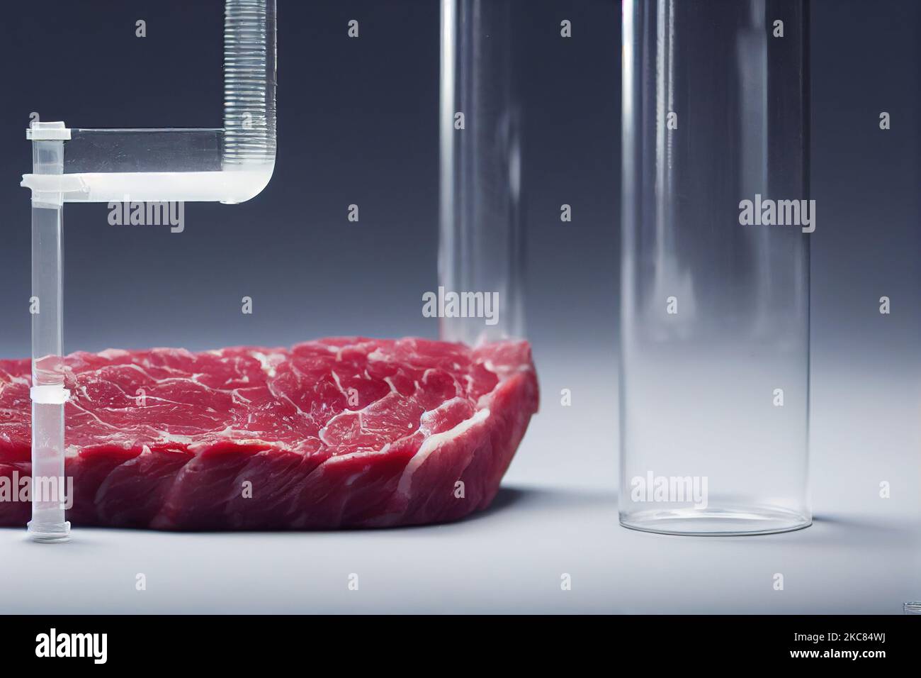 The science laboratory researching on meat Stock Photo - Alamy