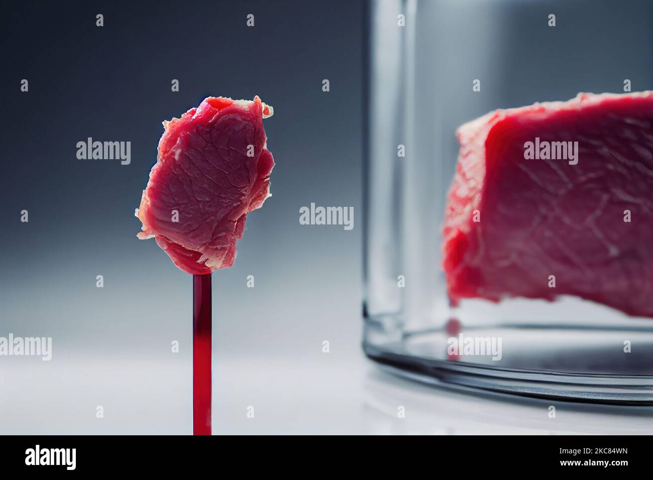 The science laboratory researching on meat Stock Photo - Alamy
