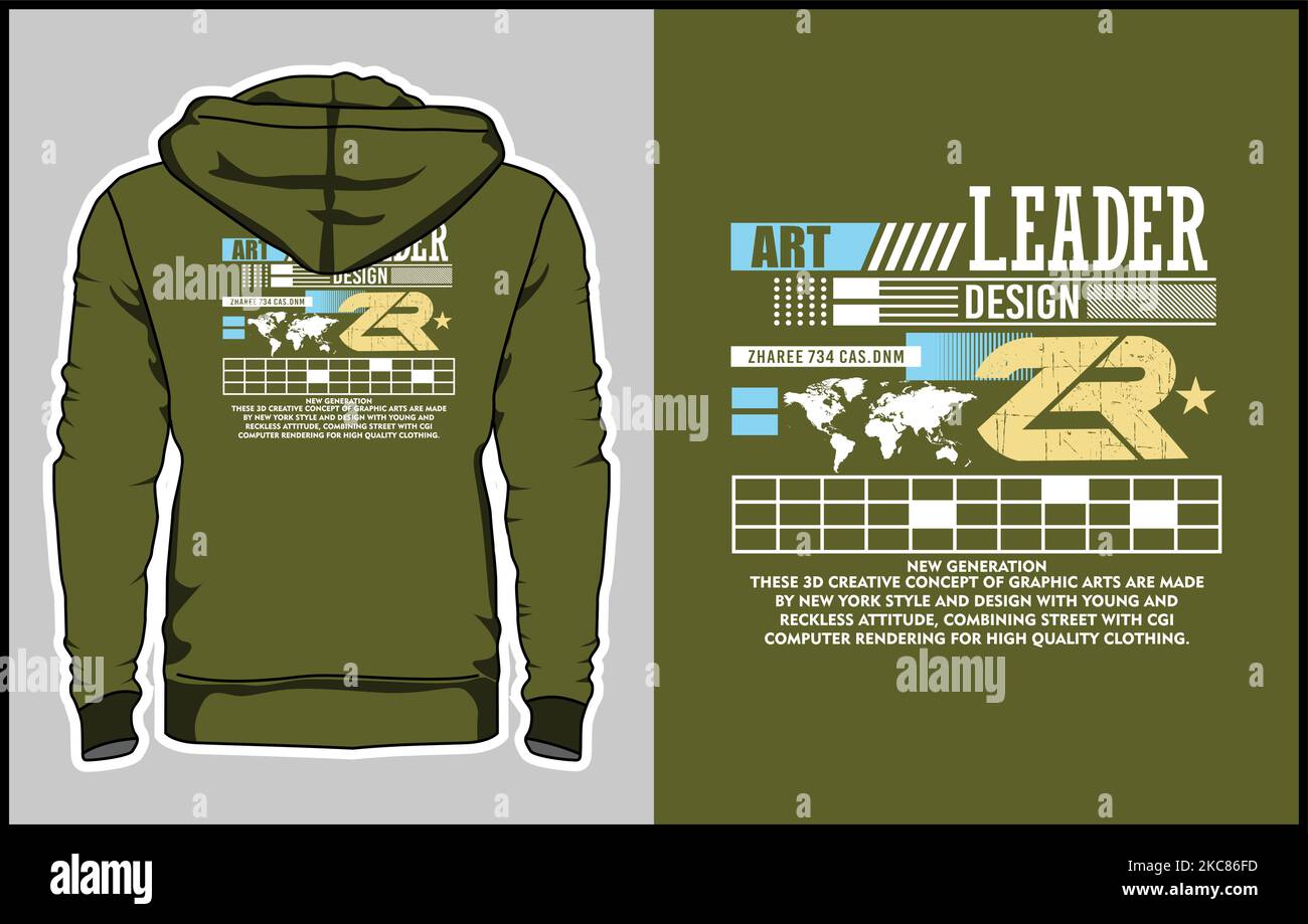 A set of cool modern t-shirt designs on green and white backgrounds ...