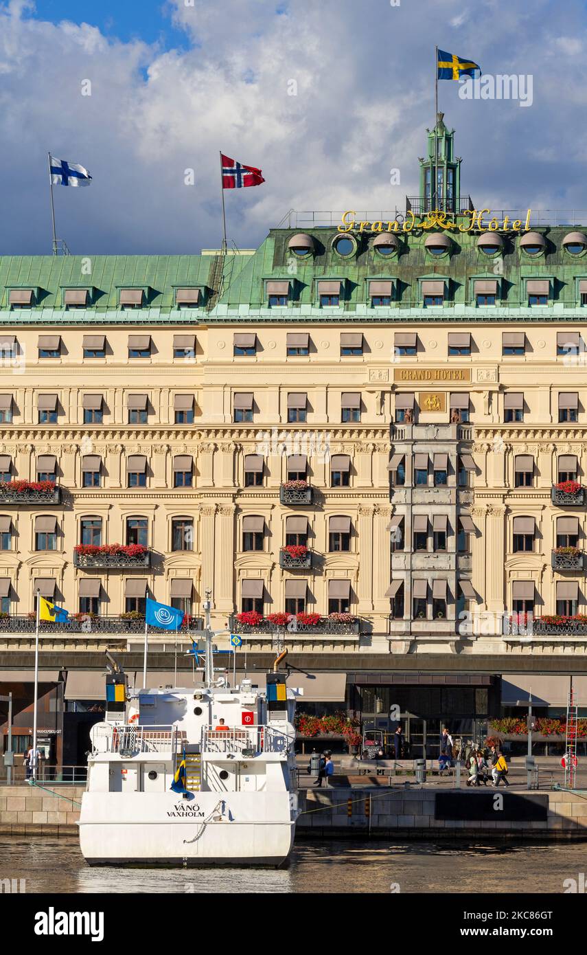 Grand Hotel, Stockholm, Sweden, Scandinavia Stock Photo - Alamy