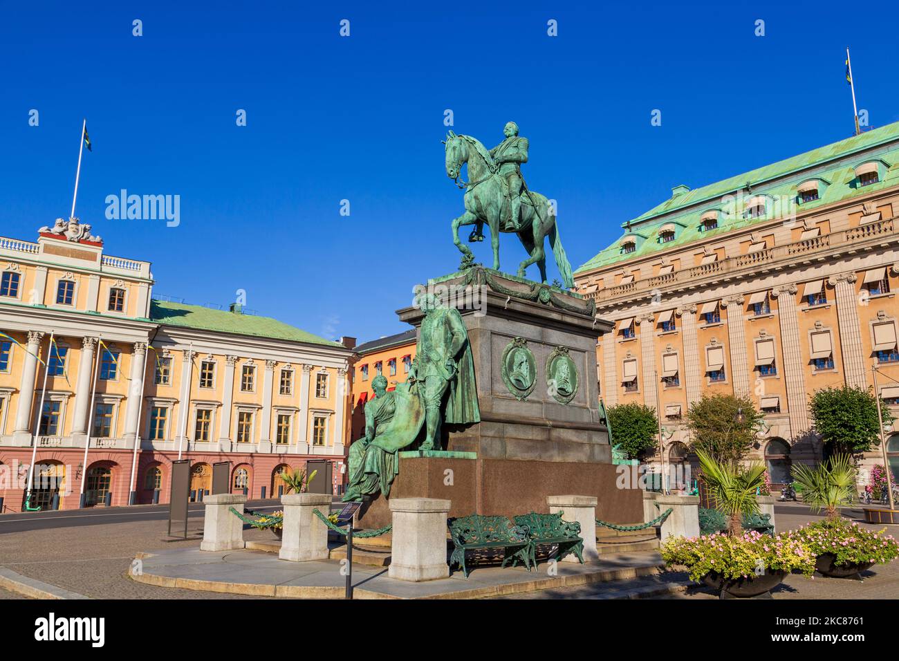 Monument stockholm statue hi-res stock photography and images - Alamy