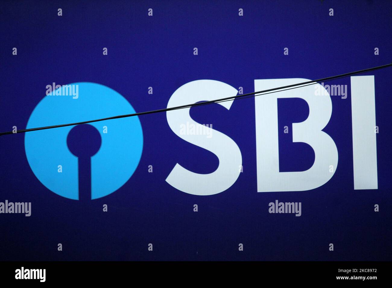 A logo of State Bank of India (SBI) is pictured in New Delhi, India on ...