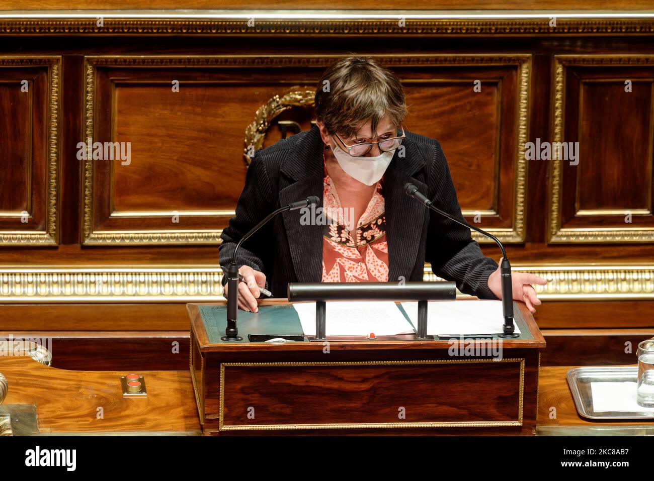 Senator eliane assassi hi-res stock photography and images - Alamy