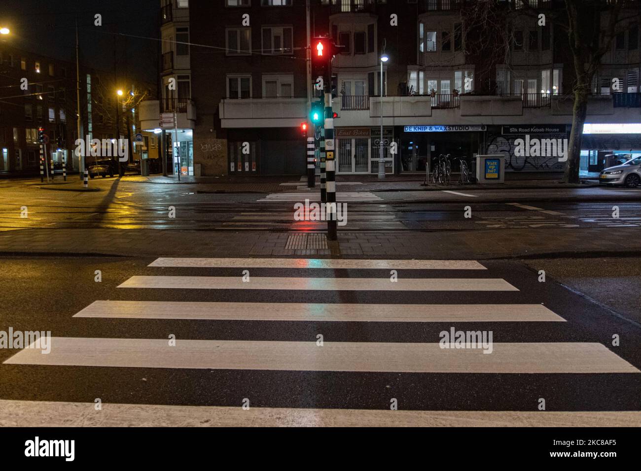Empty public bus in amsterdam hi-res stock photography and images - Alamy